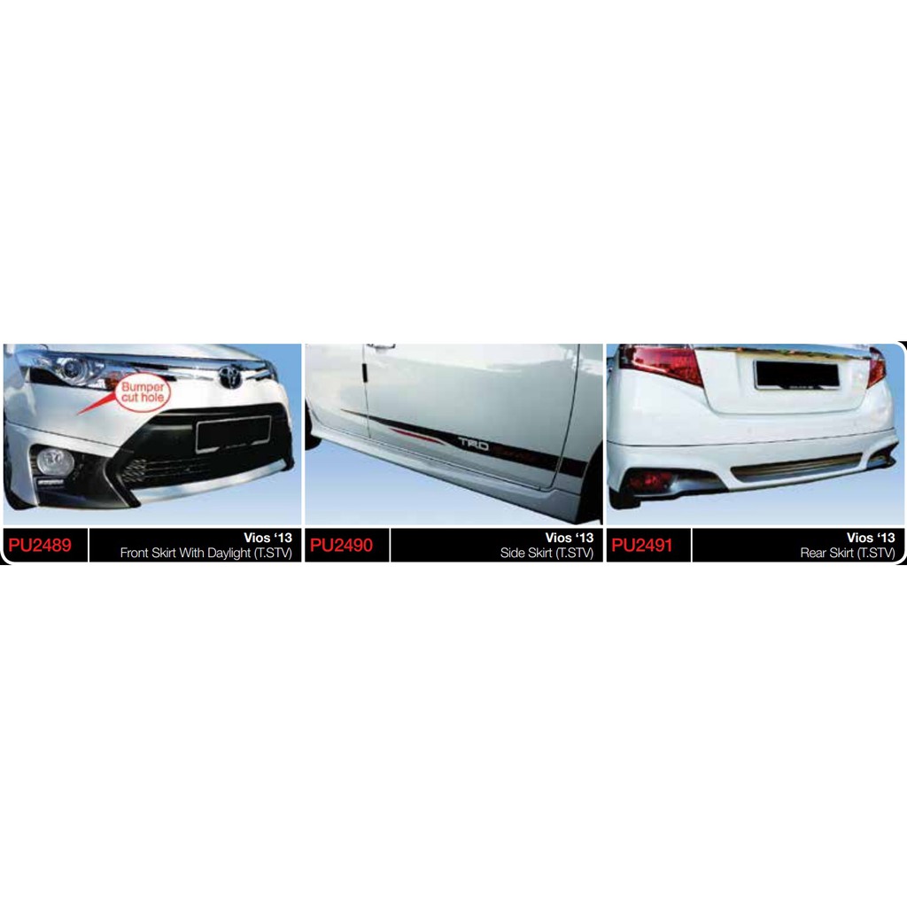 Toyota vios 2013 2014 2015 2016 2017 2018 TRD Sportivo V1 bodykit body ...