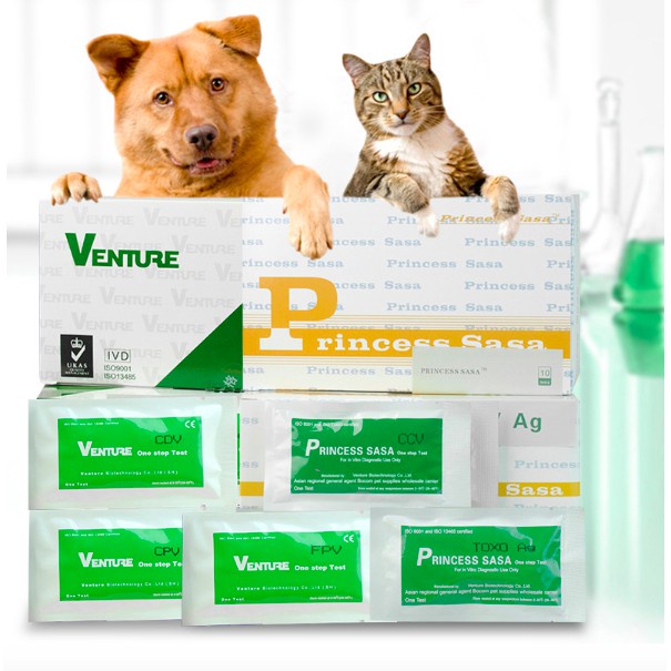 Test Kit FPV TOXO CDV CPV CCV Test Paper Cat Dog Parvo Virus Tester Cat ...