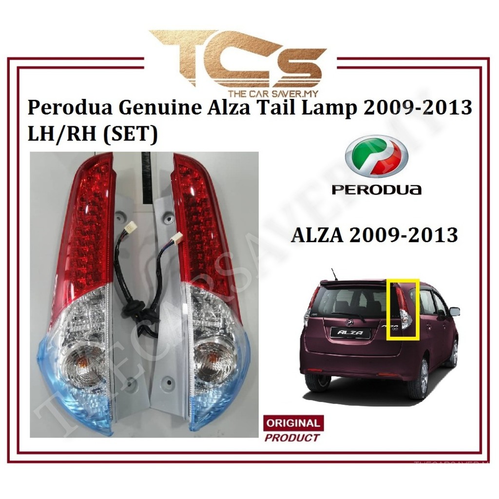Perodua Genuine Alza Tail Lamp 2009-2013 LH/RH | Shopee Malaysia