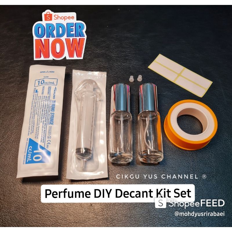 DIY Perfume Decant Tools / Perfume Decant Set /(Kit Pindahkan Perfume ...