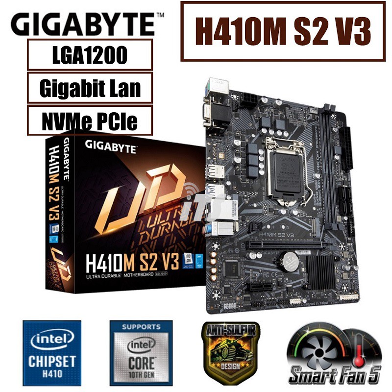 Gigabyte H310M S2 Motherboard Support 8th And 9th