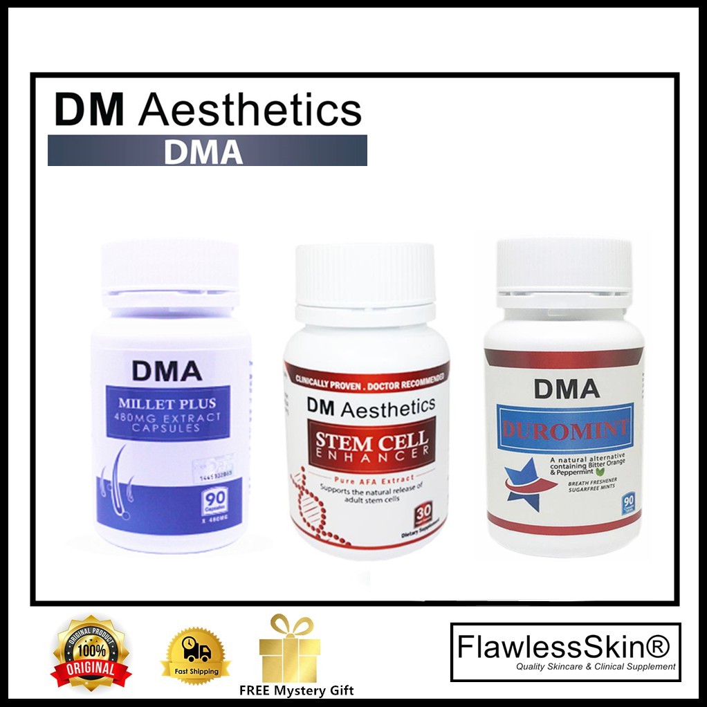 DM Aesthetics Hair Regrow Formula Millet Plus DM Aesthetics Stem Cell Enhancer DM Aesthetics ...