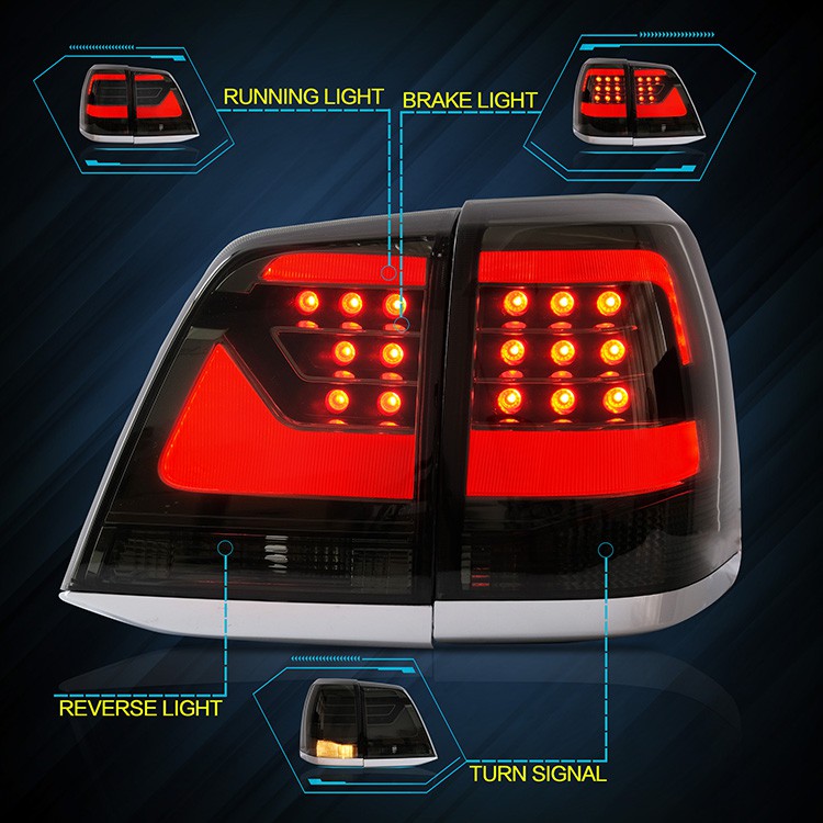 Toyota Land Cruiser fj200 fj 200 led tail lamp light 2008 2009 2010 ...