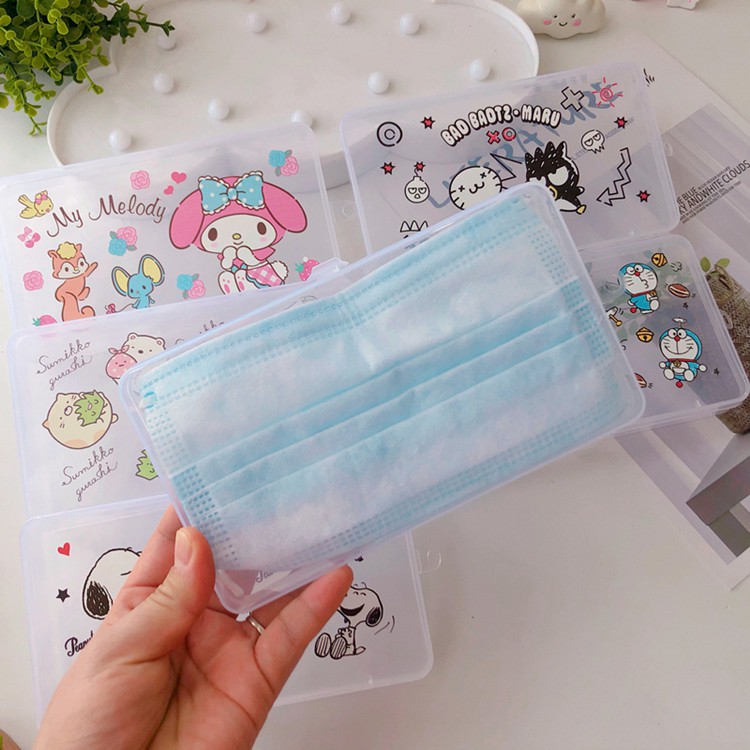 [READY STOCK]Portable Face Mask Storage Box Dustproof Mask Container ...