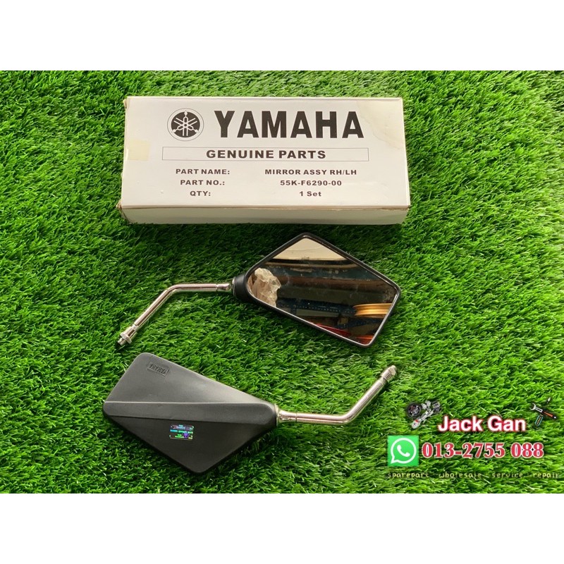 YAMAHA RXZ Y110 SS2 Y100 SIDE MIRROR PETAK CERMIN SISI PETAK 55K-F6290 ...