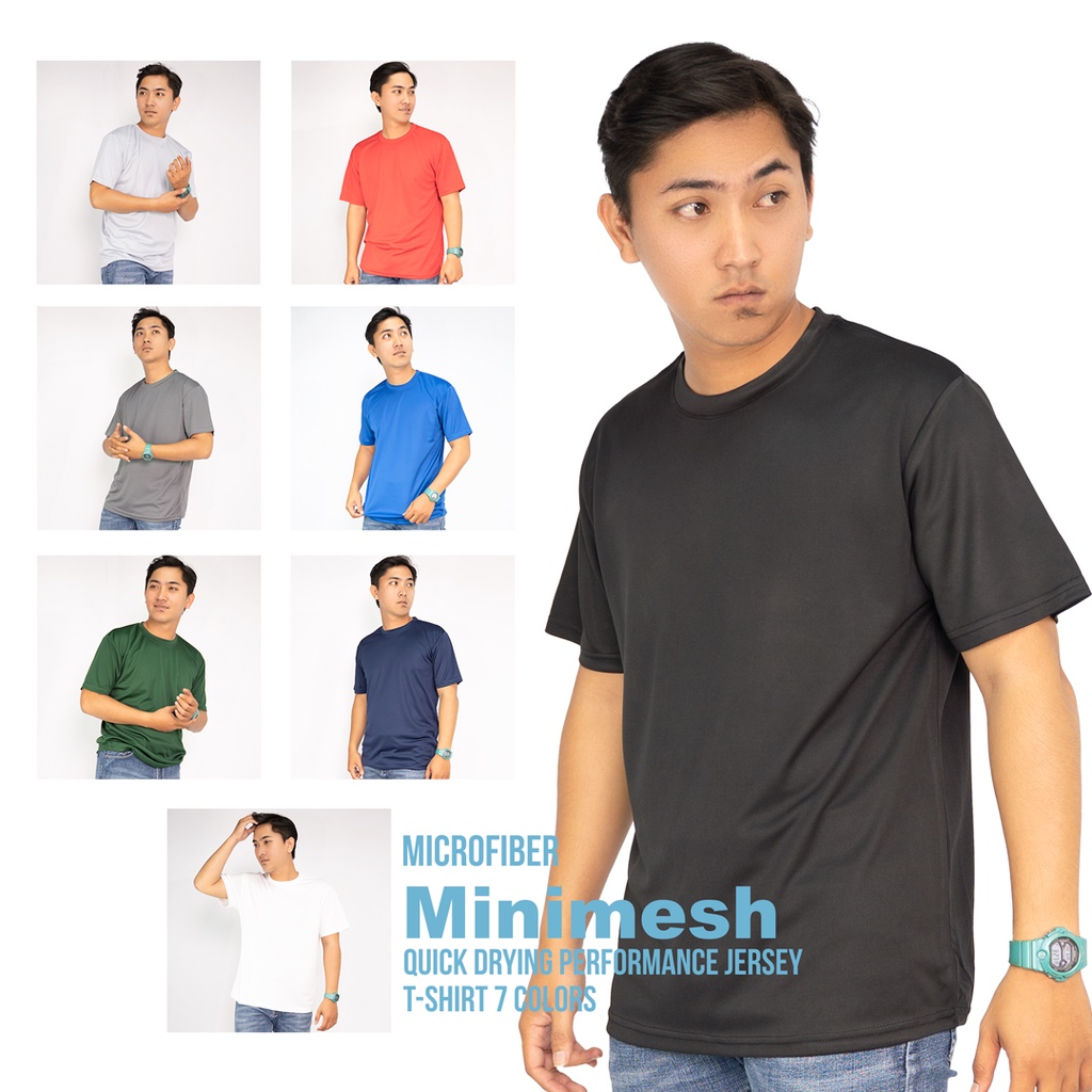 100% Microfiber Mini Mesh Round Neck Short Sleeve Plain Sport Jersey ...