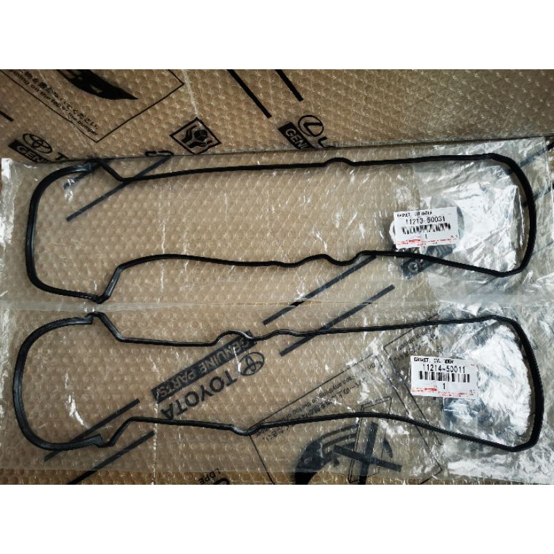 Toyota 2UZ Engine Valve cover gasket (Original SET) UZJ100 UZJ200 ...