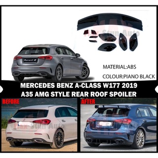 Mercedes A180 A200 A200 W177 ABS Spoiler With Glossy Black Colour ...