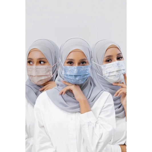 Jovian | Disposable 3Ply Headloop Toile Series Mask | Shopee Malaysia