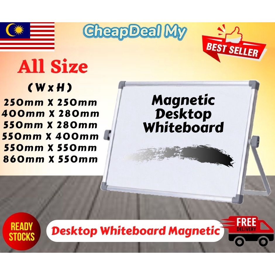 Desktop Whiteboard Magnetic (ALL SIZE) | Shopee Malaysia