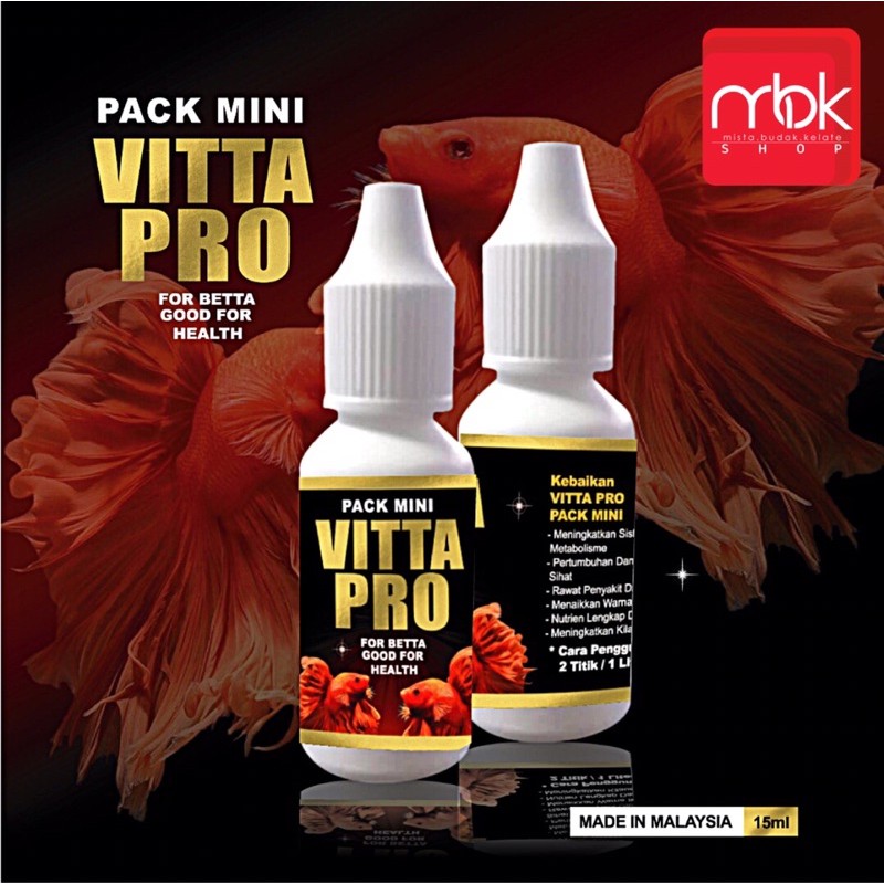 VITTA PRO PACK MINI 15ml ( Good For Health ) | Shopee Malaysia