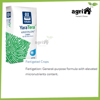 1KG Yara YaraTera KRISTALON GREEN LABEL 18-18-18 +TE Water Soluble NPK ...