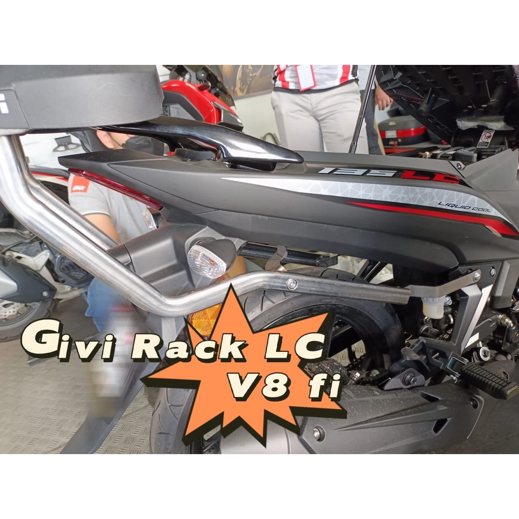 MONORACK J GIVI HEAVY DUTY RACK HRX YAMAHA LC135 FI V8 2022 LED HRV V1 ... MONORACK J GIVI HEAVY DUTY RACK HRX YAMAHA LC135 FI V8 2022 LED HRV V1 ...