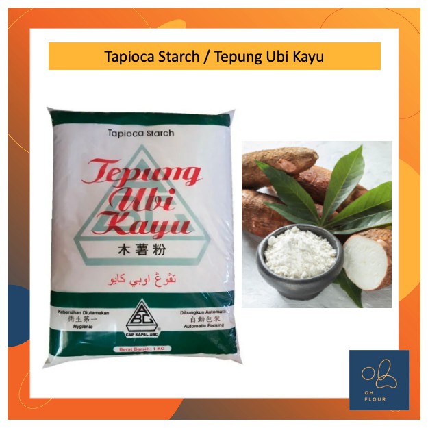 Tepung ubi kayu cap kapal abc halal / tapioca starch / 木薯粉/生粉 | BeeCost