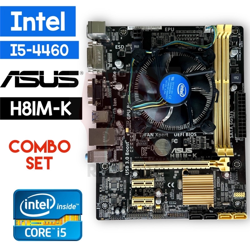 {ReadyStock} Combo Gaming Set i5 4460 + ASUS H81M I5 3470 + GIGABYTE ...