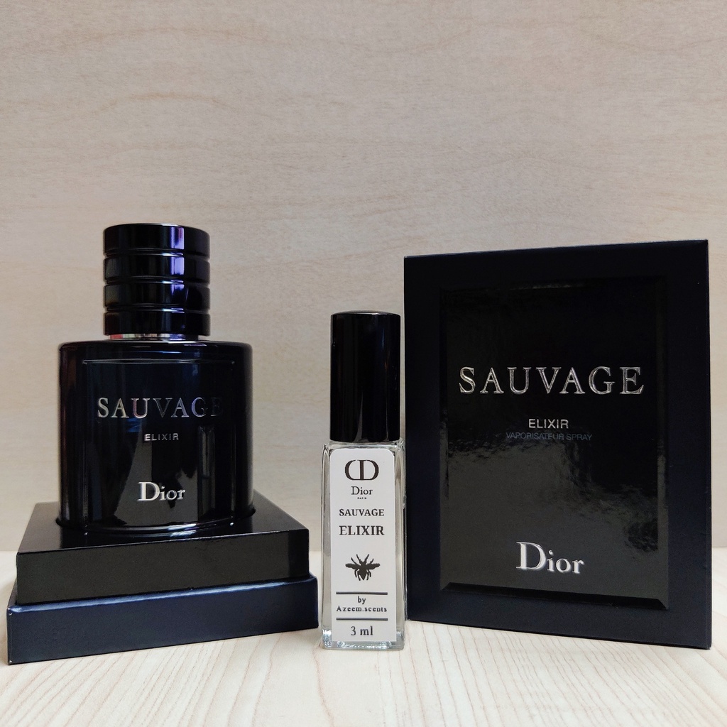 ORIGINAL DIOR Sauvage Elixir Decant Sauvage Decant Sauvage | Shopee Malaysia