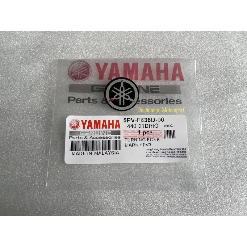 Yamaha Rxz Sticker Emblem Logo Fering Model Skala Original Yamaha ...