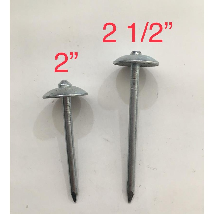 0.5KG Roofing Nails / Paku Payung / Paku Zink | Shopee Malaysia