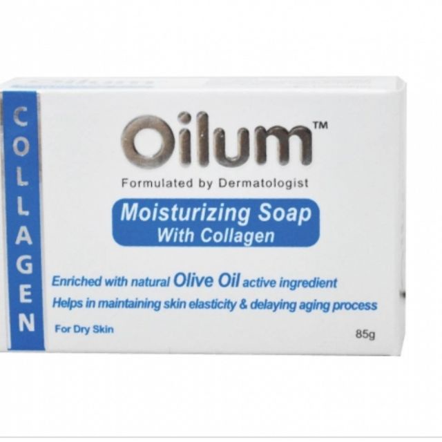 [READY STOCK] OILUM MOISTURIZING BAR SOAP WITH COLLAGEN 85G | Shopee ...