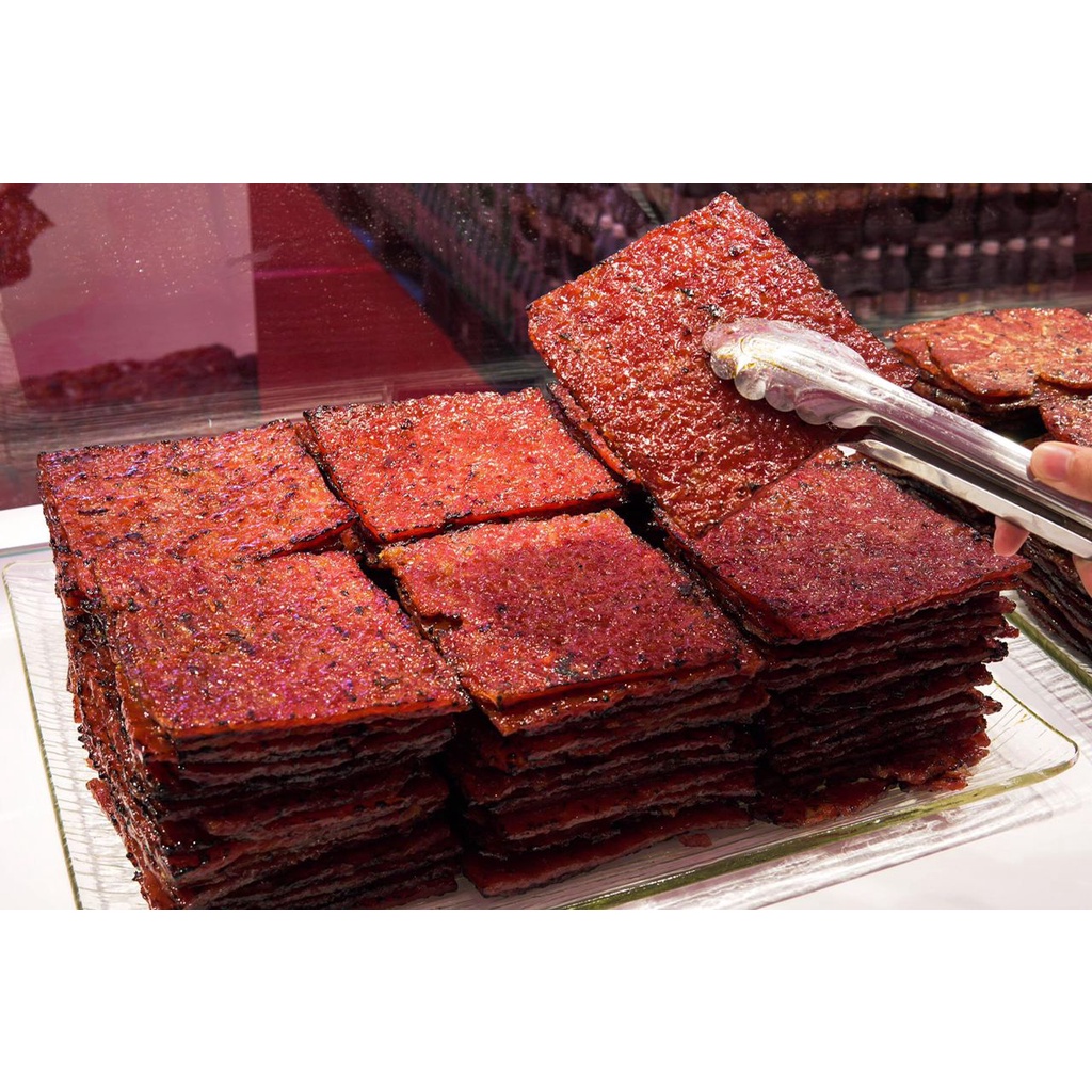 食品街手工炭烧肉碎猪肉干猪肉乾肉乾真空包裝500g 1kg Grilled BBQ Bakkwa Pork Floss Dried Meat ...