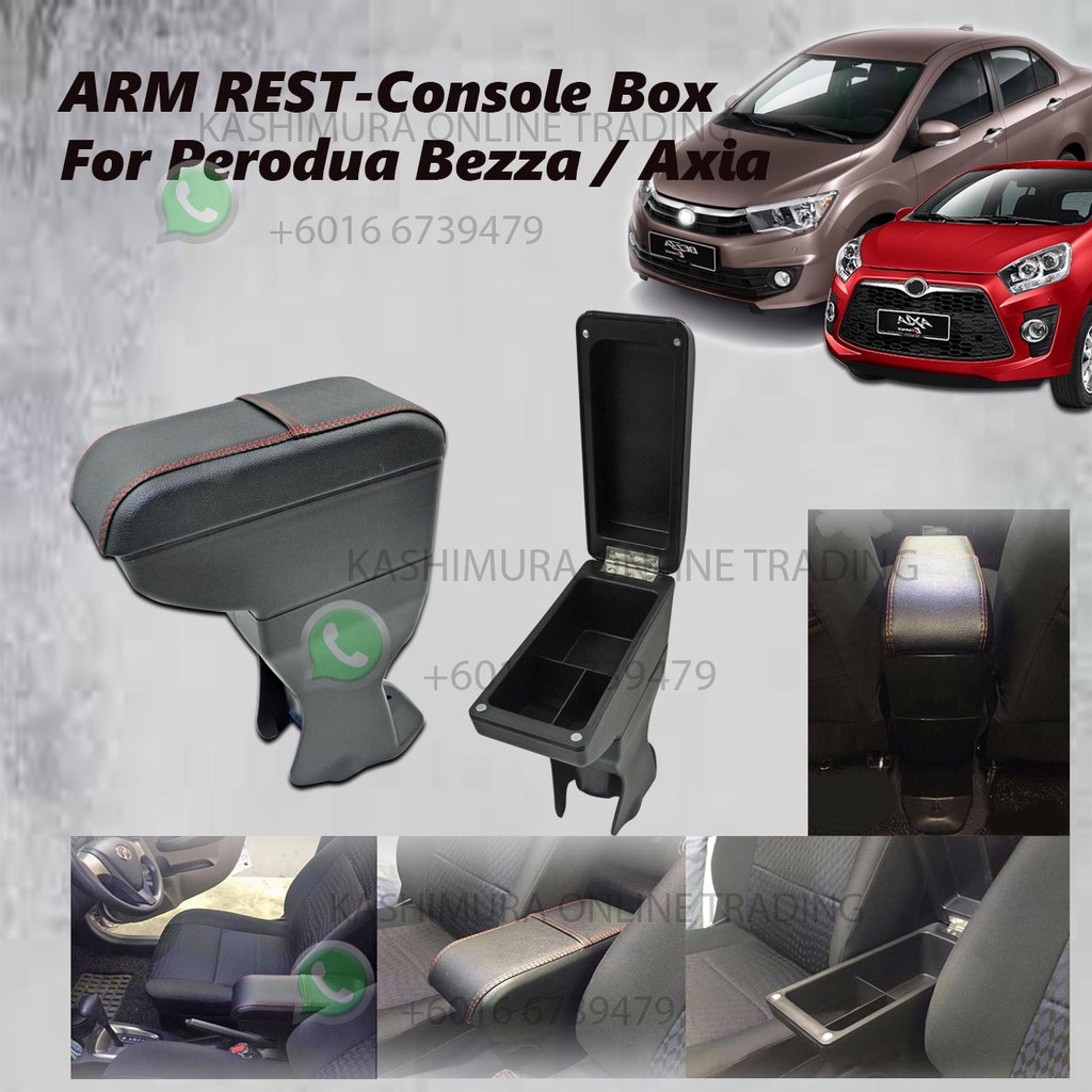 PVC ARM REST - Console Box For Perodua Axia / Bezza | Shopee Malaysia