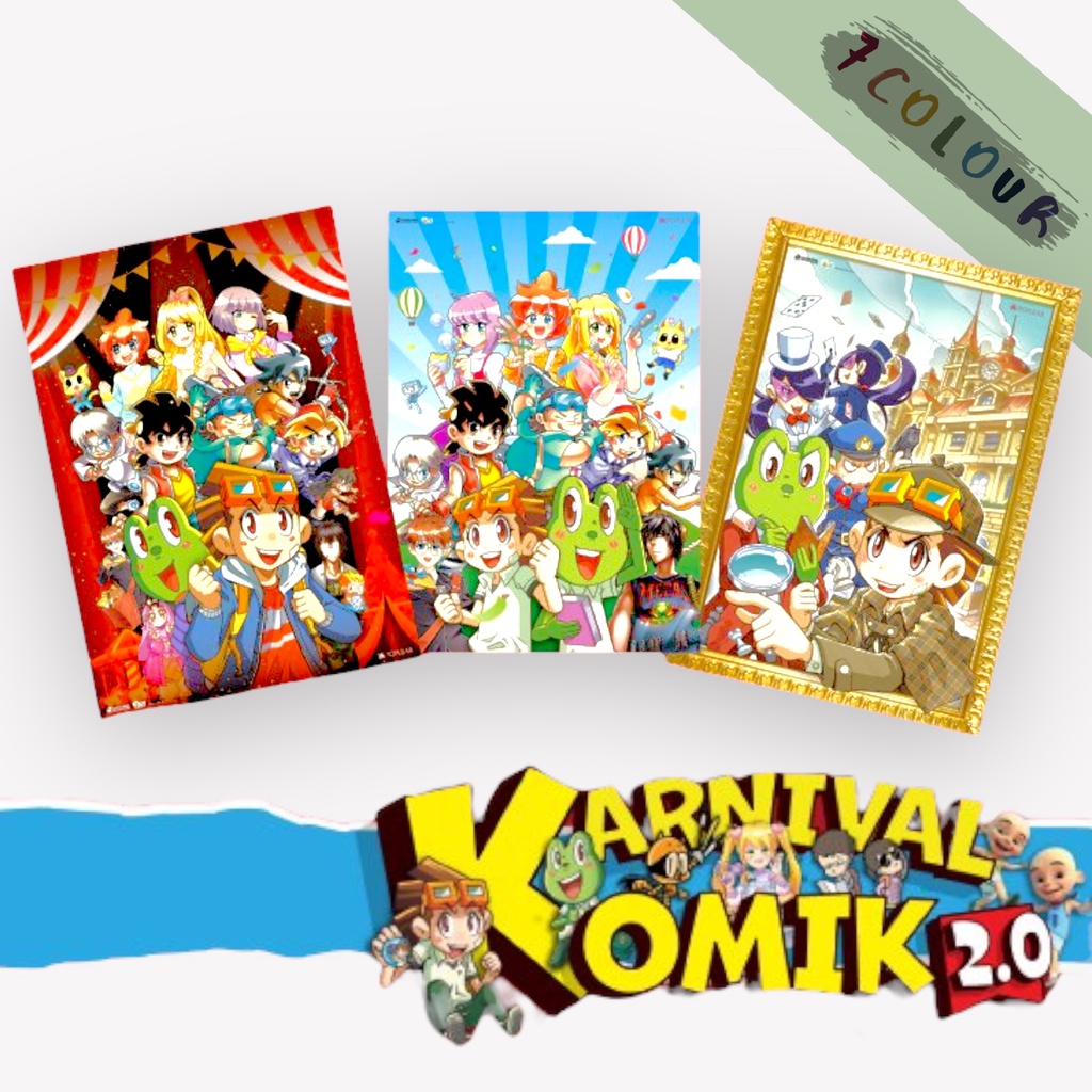 2022 LIMITED EDITION GEMPAK STARZ - POPULAR KARNIVAL KOMIK 2.0 POSTER ...
