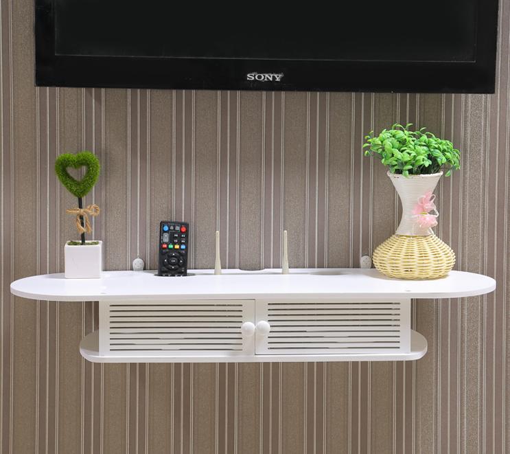 Wall mounted DVD astro wifi Player Rack TV Rack WPC Living Room Bedroom ...