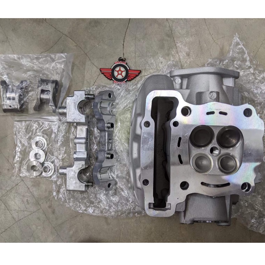HONDA RS150 HEAD 20/23 WITH ROCKER ARM AND VALVE RETAINER | Shopee Malaysia