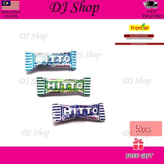 HITTO CHEWY CANDY. 300PCS DOUBLE LAYER COOL MINT GULA-GULA RAYA HALAL ...