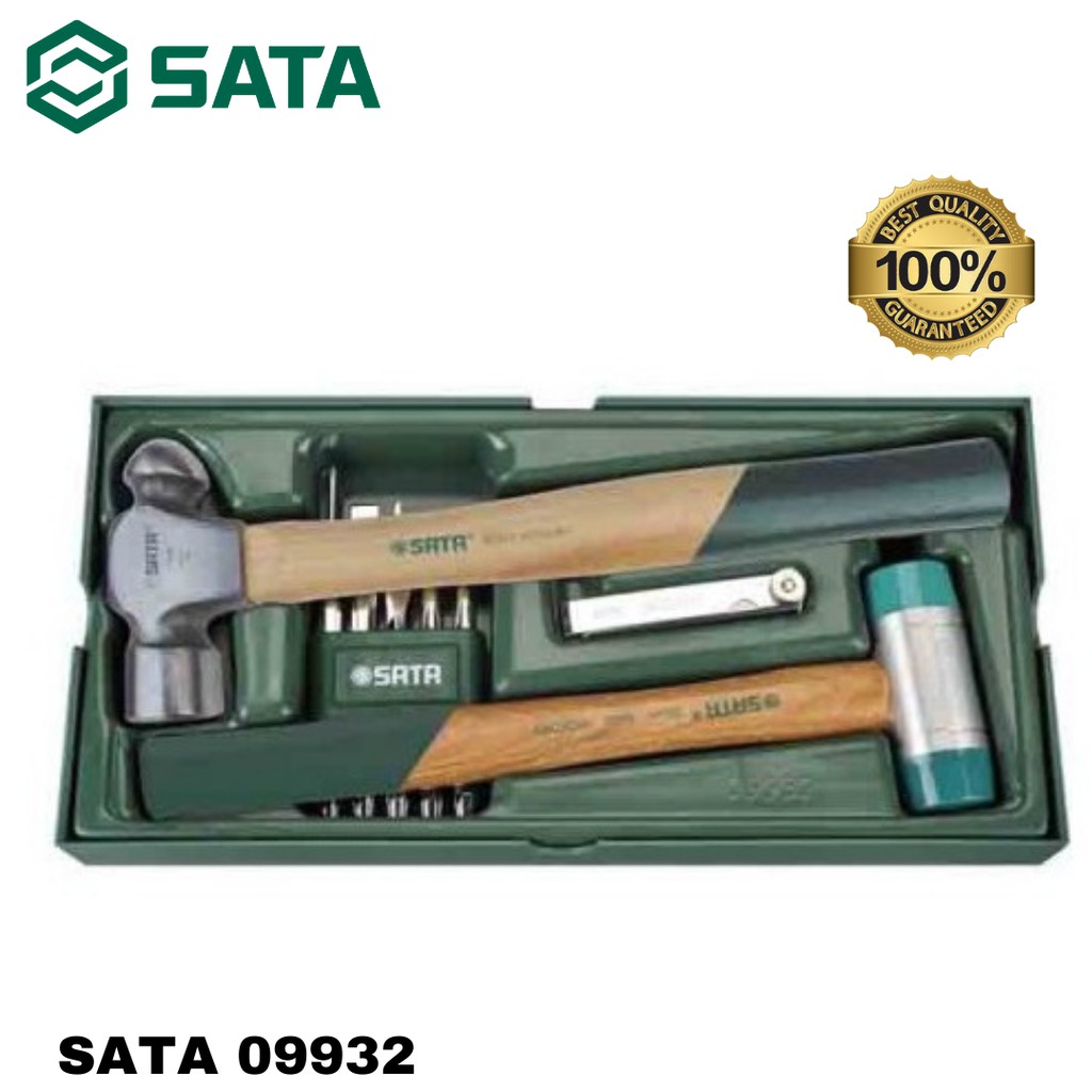 SATA 09932A 4PCS STRIKING TOOL TRAY SET SATA / HAMMER SET / STRIKING ...