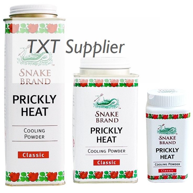 Snake Brand Cooling Powder Prickly Heat (50 g/150 g/300 g) | Shopee ...