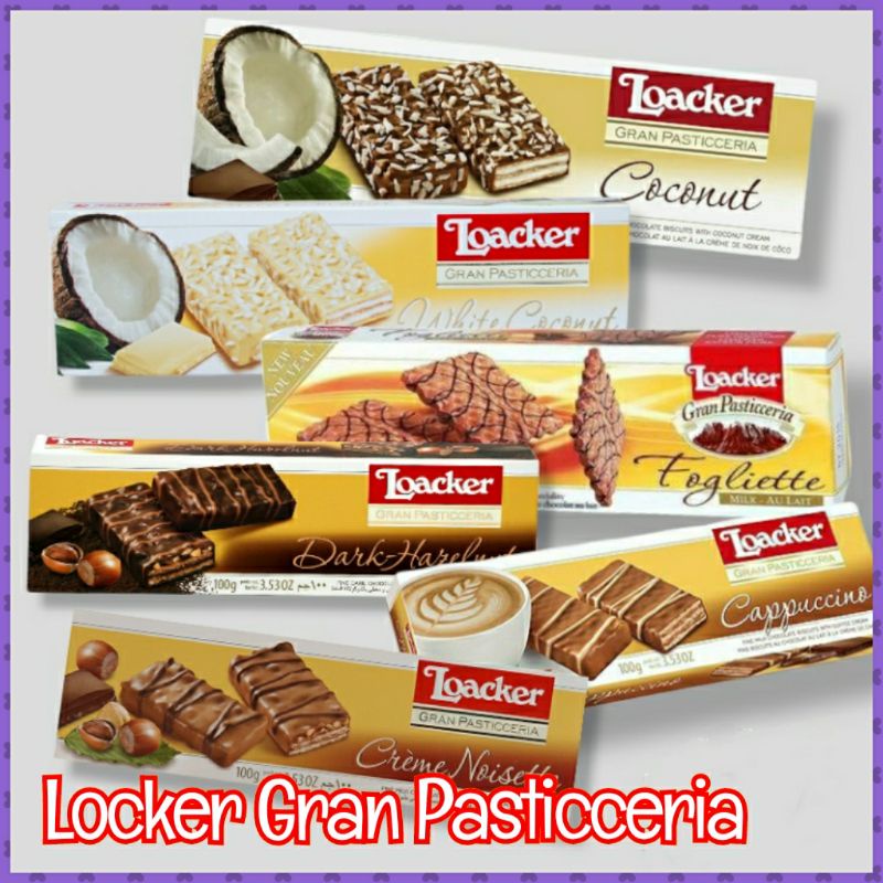 Halal Loacker Gran Pasticceria flavoured 100g | Shopee Malaysia