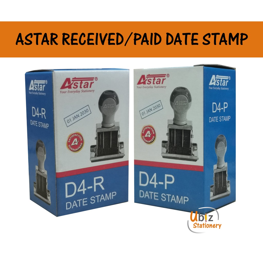 Astar Received / Paid Date Stamp | BeeCost