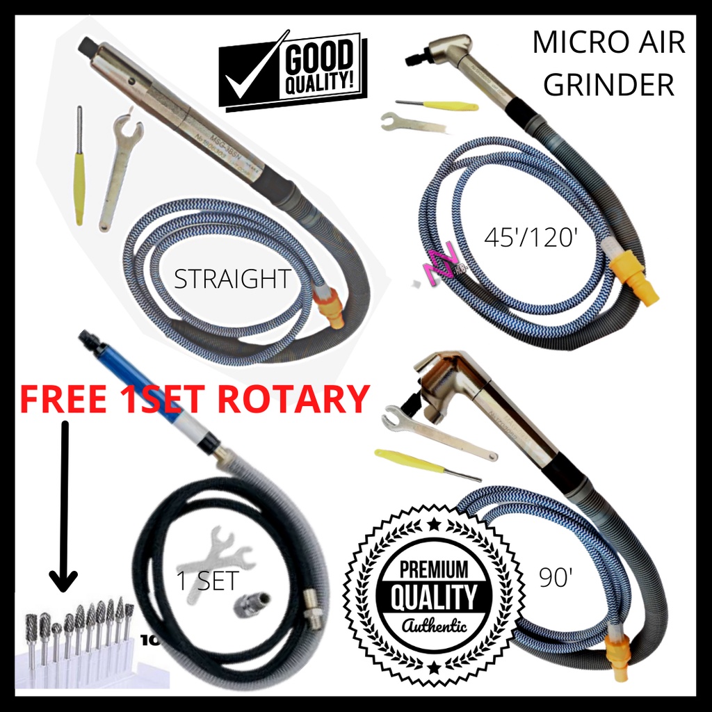 [Micro Air Grinder Series] 3mm Air Micro Die Grinder Mini Pencil ...