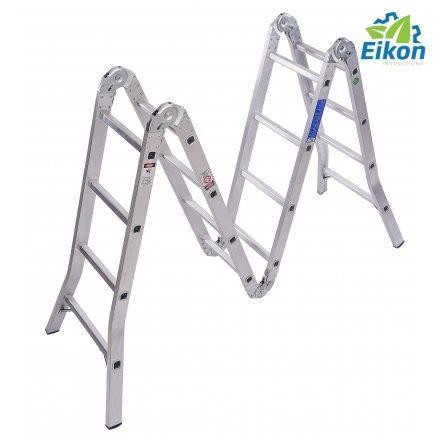 High Quality Aluminum 14 Steps Foldable Multi Purpose Ladder Platform ...