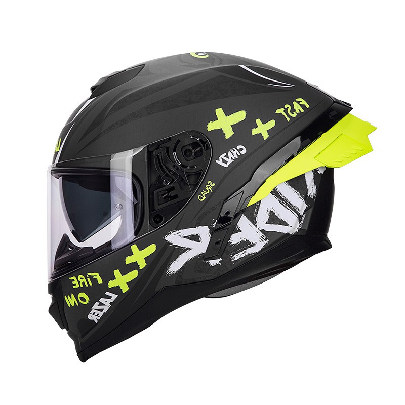 Lazer motorcycle helmet double lens big tail four season helmet glasses ...