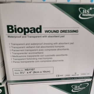BIOPAD WOUND DRESSING 9x10cm BOX biopad wound dressing 9 x 10 cm BIO ...