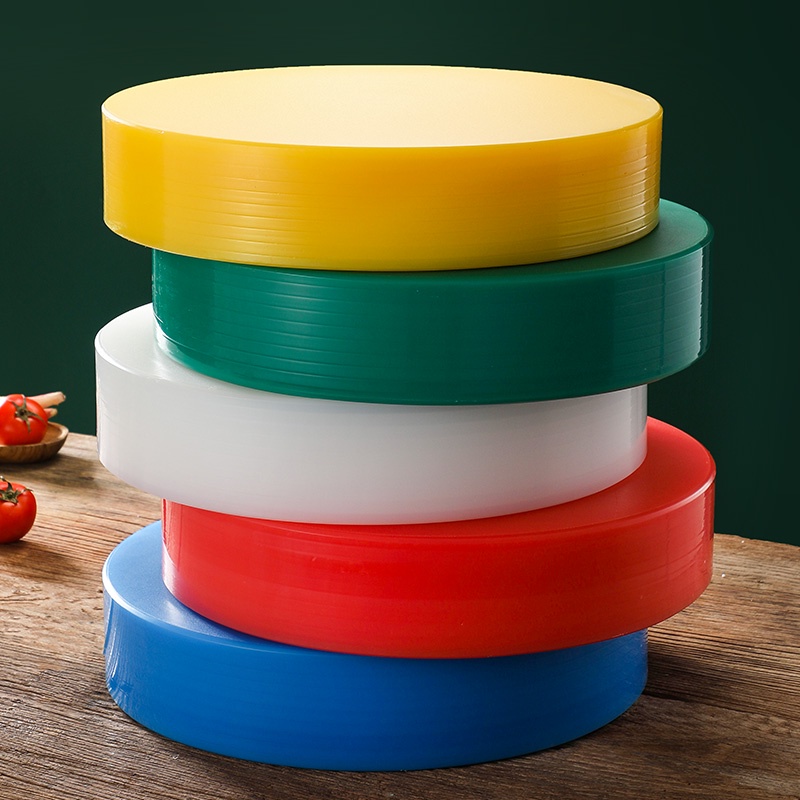[Ready Stock] Colour PE Plastic Round Chopping Board Baking Kitchen ...