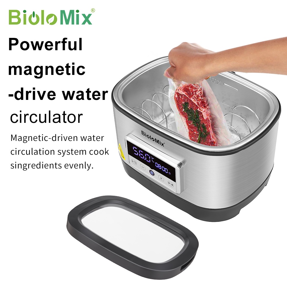 BioloMix 6th Generation Sous Vide Cooker Oven Stainless Steel Digital ...