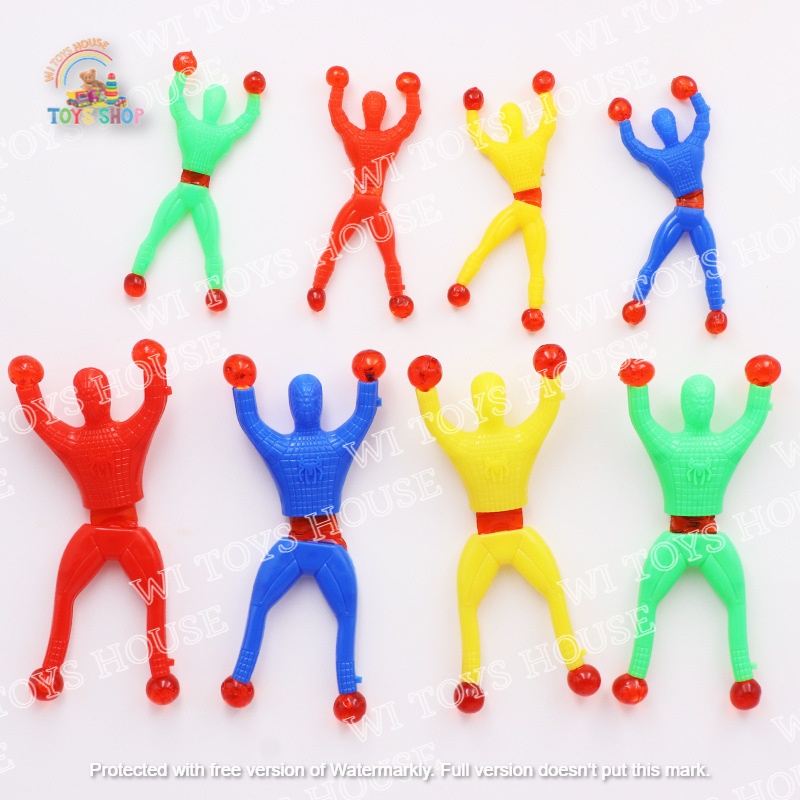 WI Baby King Sticky Stretchy Kids Elastic Climbing Spider Man Fun ...