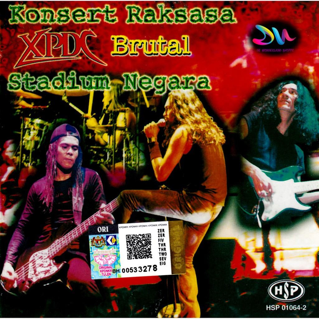 KONSERT RAKSASA XPDC BRUTAL STADIUM NEGARA - 2 X CD AUDIO ONLY | Shopee ...