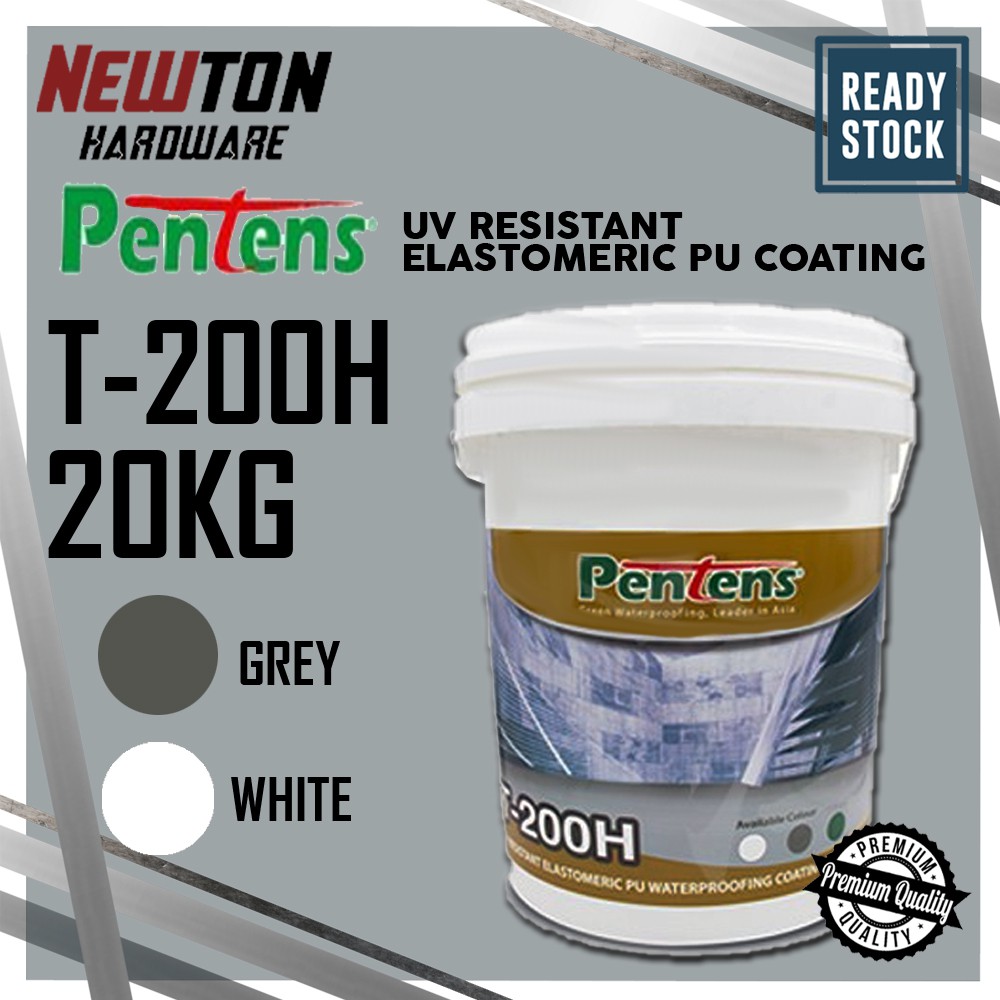 PENTENS UV RESISTANT ELASTOMERIC PU WATERPROOFING COATING - 20KG (T200-H) | Shopee Malaysia