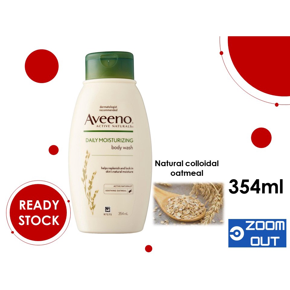 Aveeno Daily Moisturizing Body Wash (354ml) | Shopee Malaysia