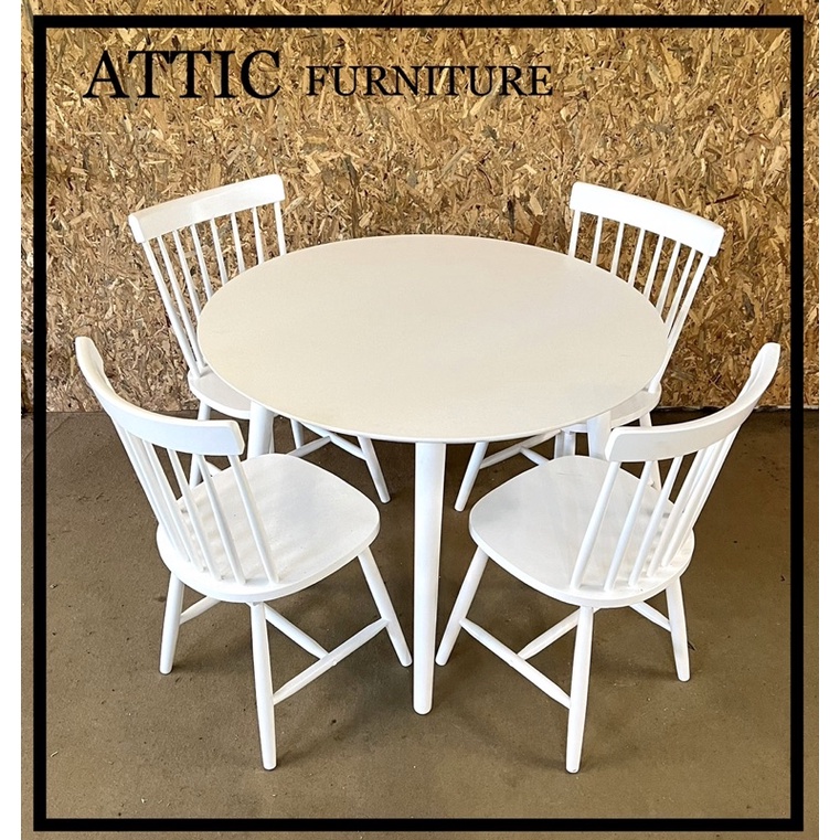 Dining Set/Meja Makan 1+4/4 Seater Dining Set /ATTIC FURNITURE JF 168 ...