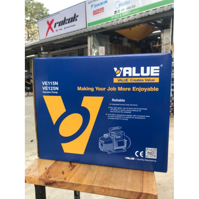 [ORIGINAL] Value Vacuum Pump VE115N (2CFM) | Shopee Malaysia