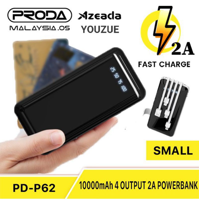 POWER BANK PRODA 10000mAh PD-P62 | Shopee Malaysia