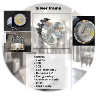 Eyeball Fitting Eyeball Bulb LED 7W 3" 3000K Double Frame Fitting ...