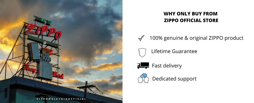 ZIPPO OFFICIAL STORE Online, September 2022 | Shopee Malaysia