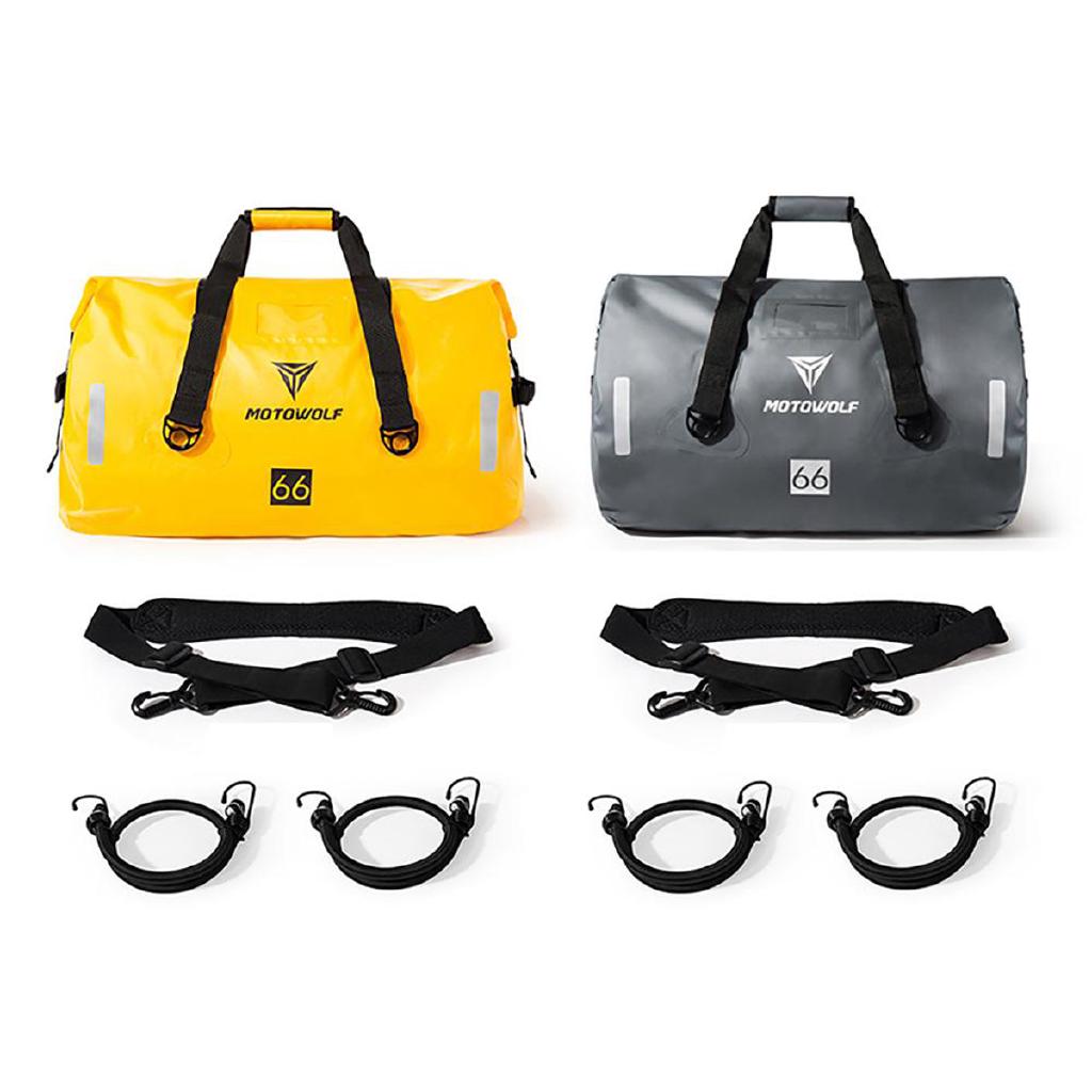 MOTOWOLF Outdoor Motorcycle Touring Dry Luggage Roll Pack Roll Bag ...