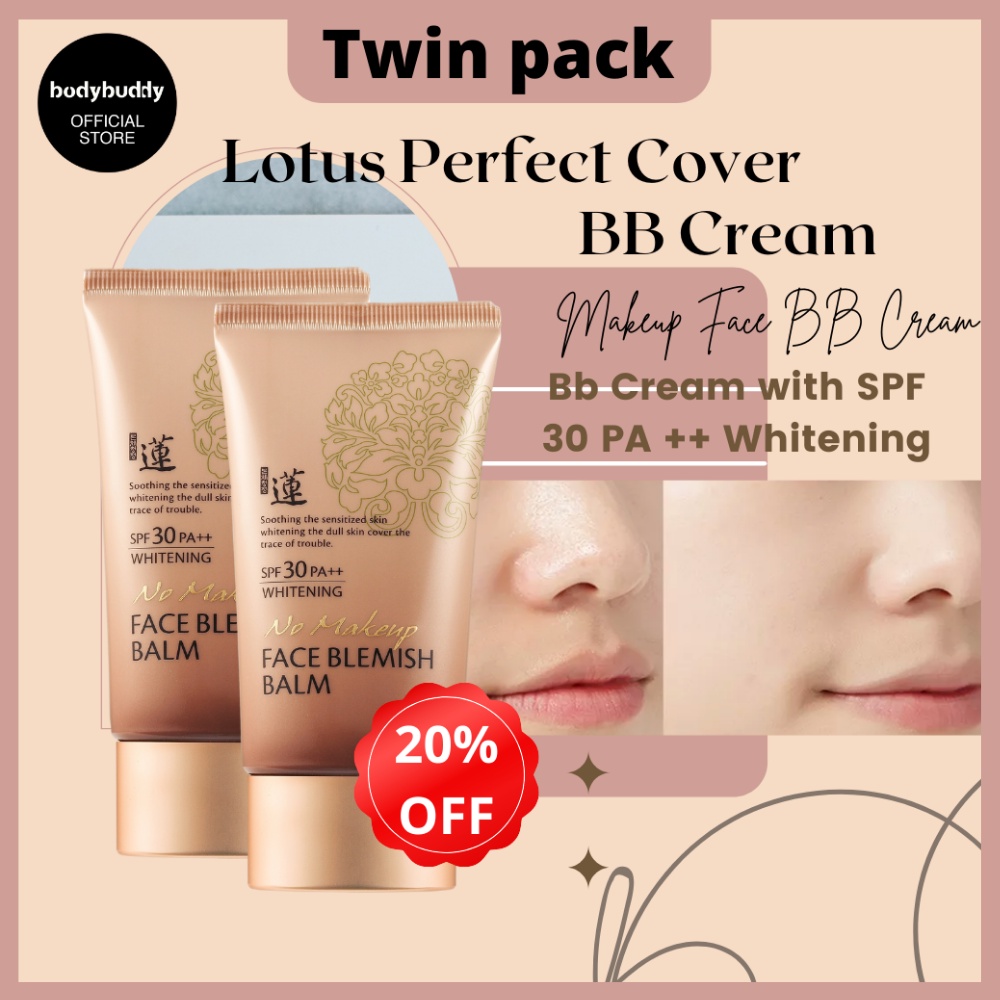 Get 2 Body Buddy Korea Lotus foundation full coverage concealer Makeup ...